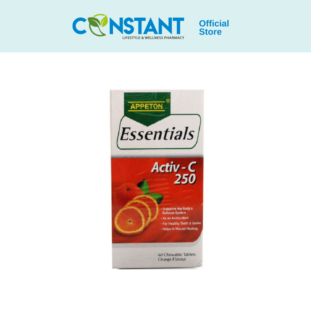 Appeton Essentials Activ-C - Orange (250mg x 60's) | Shopee Malaysia