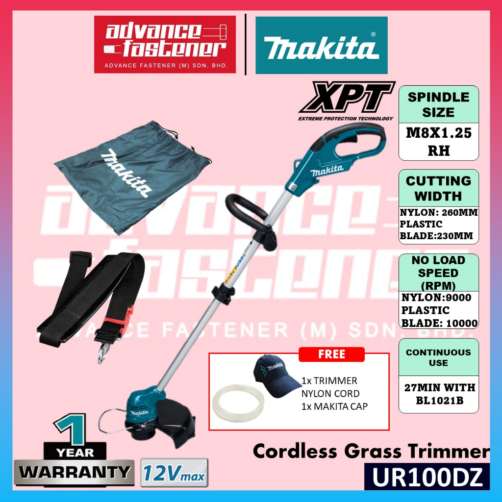 MAKITA UR100DSME / UR100DZ / UR100D 12Vmax Cordless Grass Trimmer | Shopee Malaysia