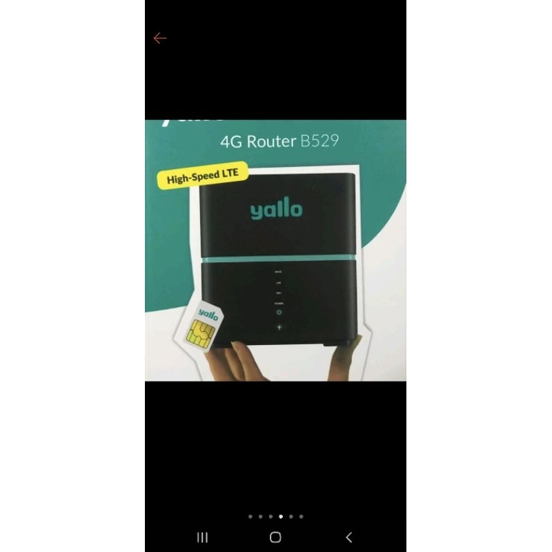 Huawei B529 modem Mod Unlock with box YALLO | Shopee Malaysia