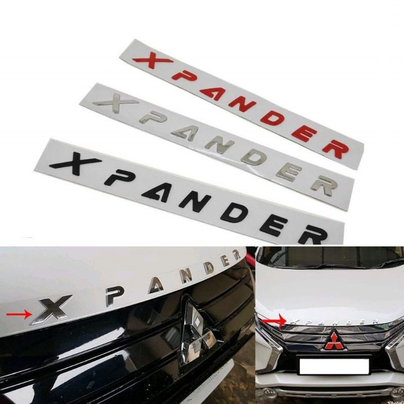 Emblem Mitsubishi LOGO XPANDER Hood Front and Rear Aksesori Accesories ...