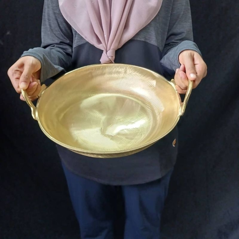 Periuk kuali belanga tembaga baru Terengganu brass pot handmade buatan ...
