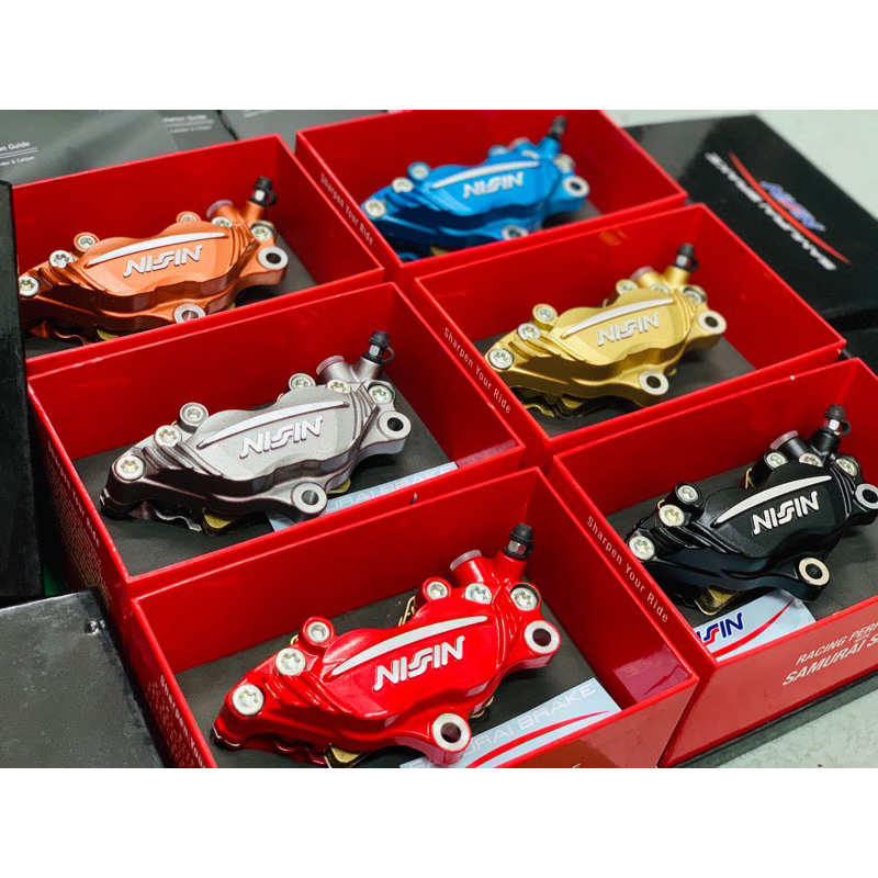 Nissin SAMURAI 100%Original Front Caliper P4 4pot PNP Yamaha R25 / Nmax /Nvx | Shopee Malaysia