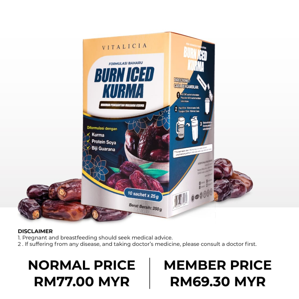 AVENYS BURN ICE KURMA(NEW), BURN ICED TEA (BIT) , ORANGE JUICE DETOX ...