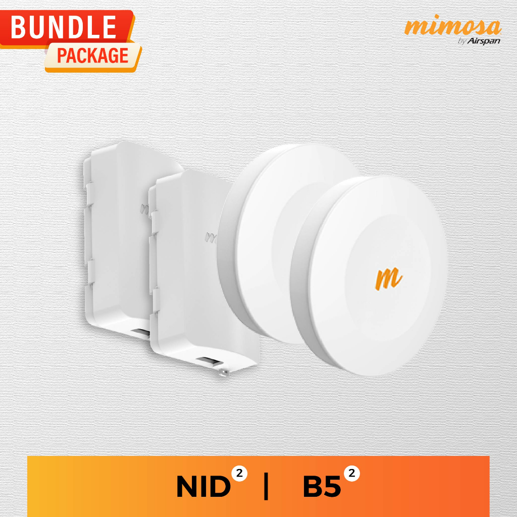 Mimosa B5 Gigabit Backhaul set, complete with NID | Shopee Malaysia