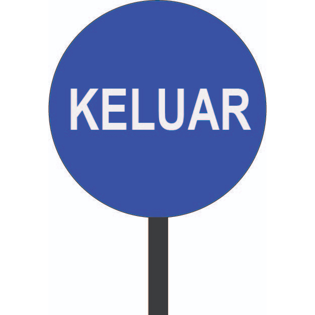 Keluar sign, jkr road sign, papan tanda jalan raya keluar | Shopee Malaysia