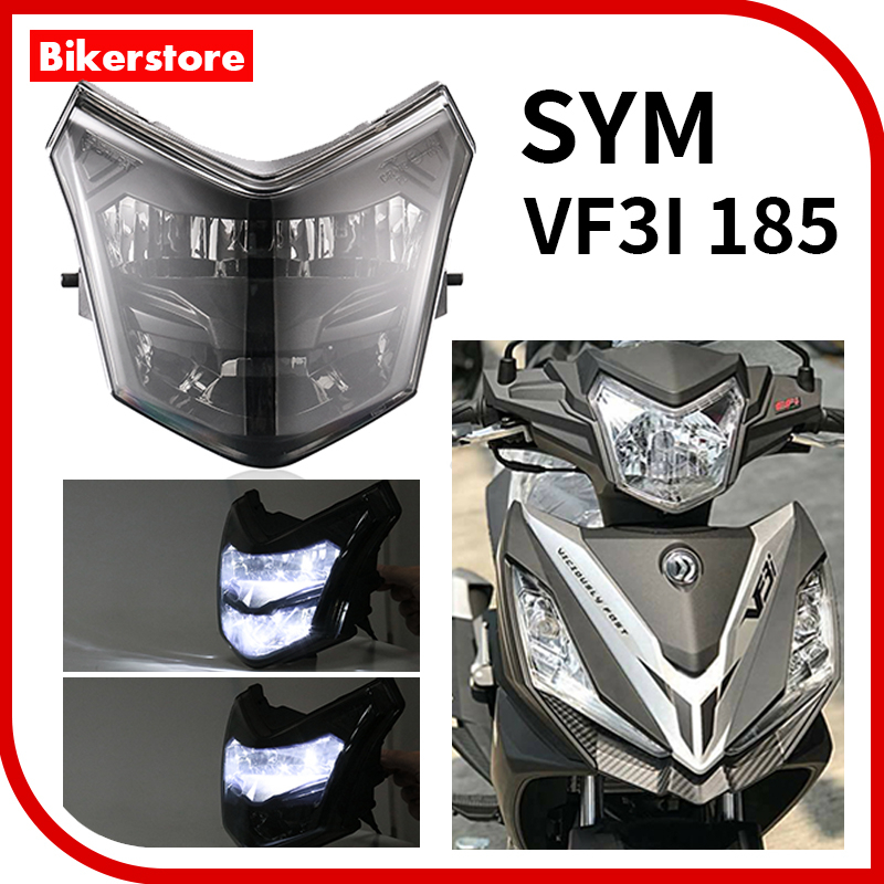 SYM VF3I 185 VF3 LAMPU LED HEADLAMP LAMPU DEPAN SMOKE HEADLAMP ...