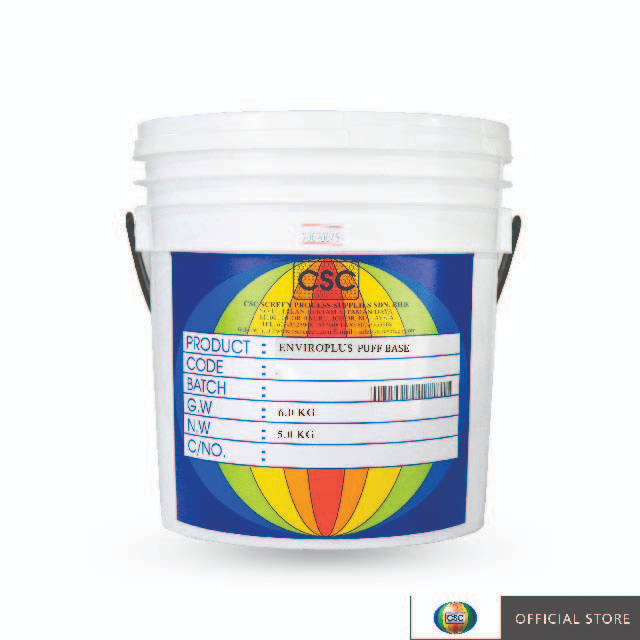 CSC Phthalate Free Plastisol Silkscreen Printing Ink Enviroplus Puff ...