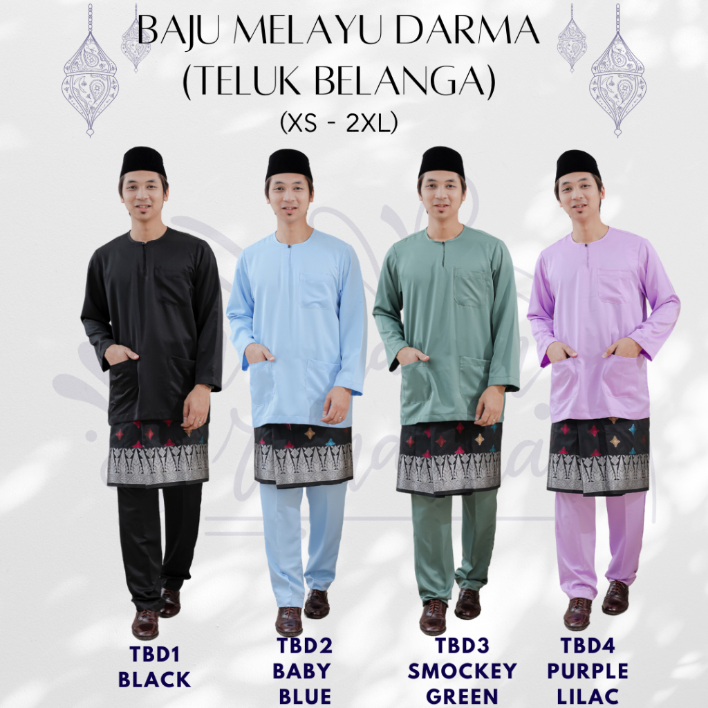 BAJU MELAYU TELUK BELANGA DEWASA-BAJU TELUK BELANGA MURA- BAJU MELAYU ...