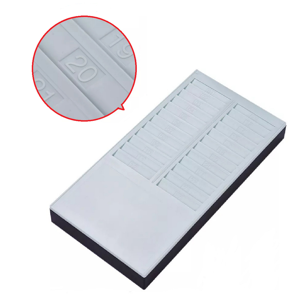 TIME RECORDER PUNCH CARD RACK HOLDER (24 'SLOT) | Shopee Malaysia