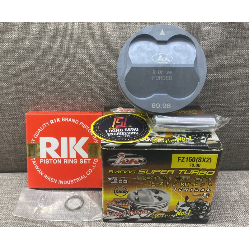 NEW IKK LC135 LC Y15 ZR Y15 PISTON FJN SET FORGED 65MM 66MM 68MM 70MM ...