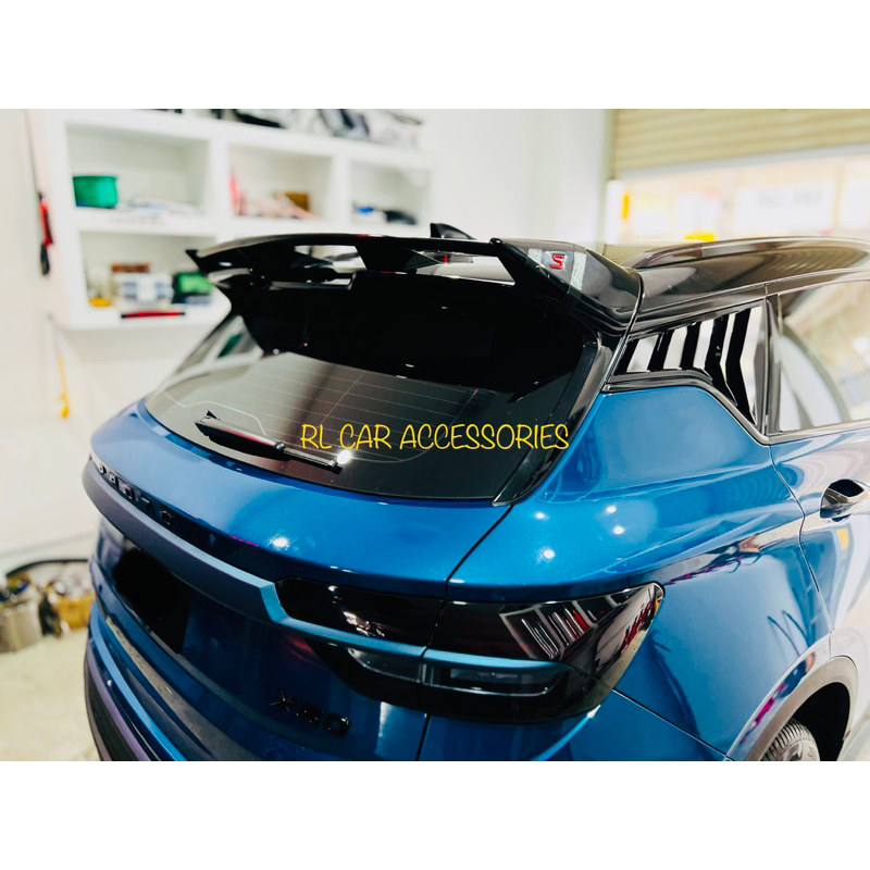 Proton X50 Sport V2 rear roof top center trunk bonnet hood gt spoiler ...