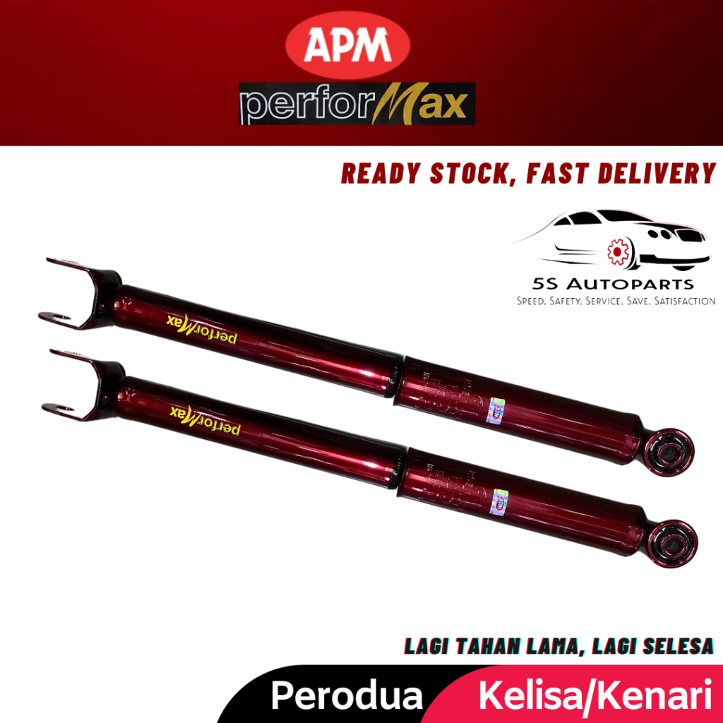 APM Performax Kelisa & Kenari Rear Heavy Duty Sport Absorber Set (2 PCS ...