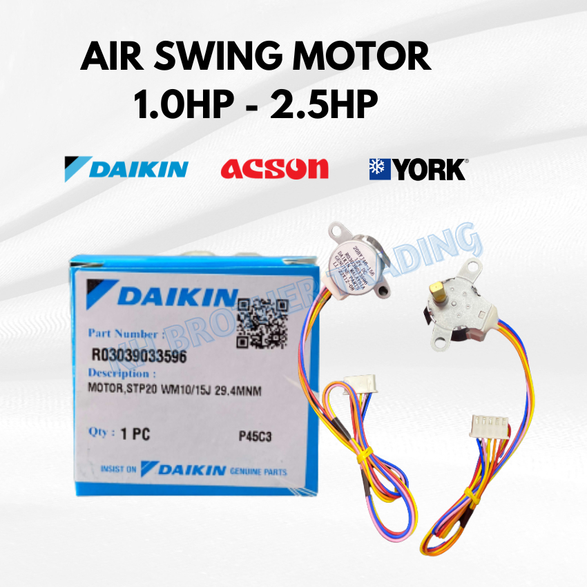 Aircond Blower Air Swing Motor 1.0HP to 2.5HP (DAIKIN / YORK / ACSON ...