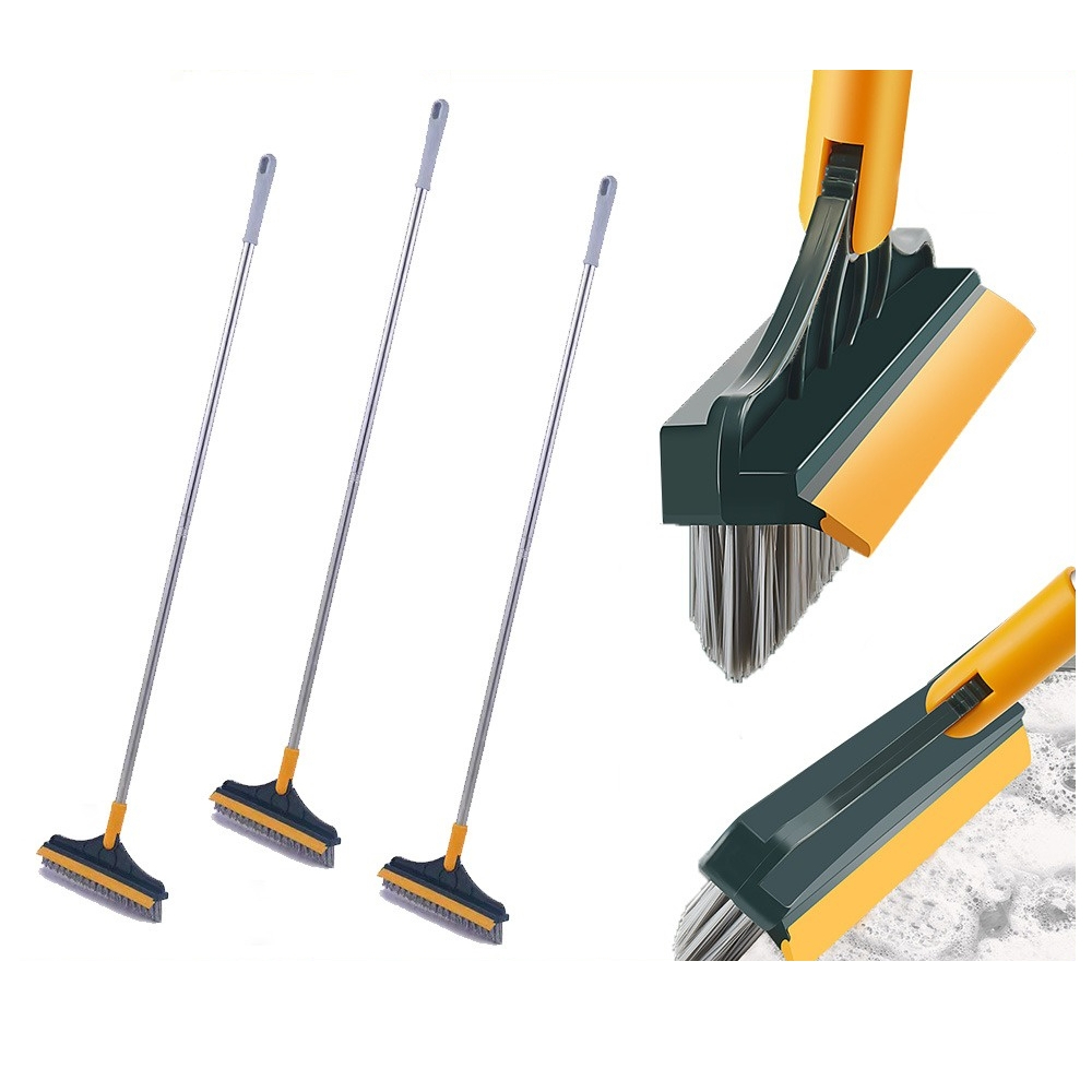 2 in 1 Penyapu Berus Lantai Bilik Air Tingkap Cuci Tandas Dinding ...