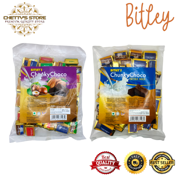 BITLE'S Chunky Choco Assorted Almonds / Rich Milk 500g | Shopee Malaysia