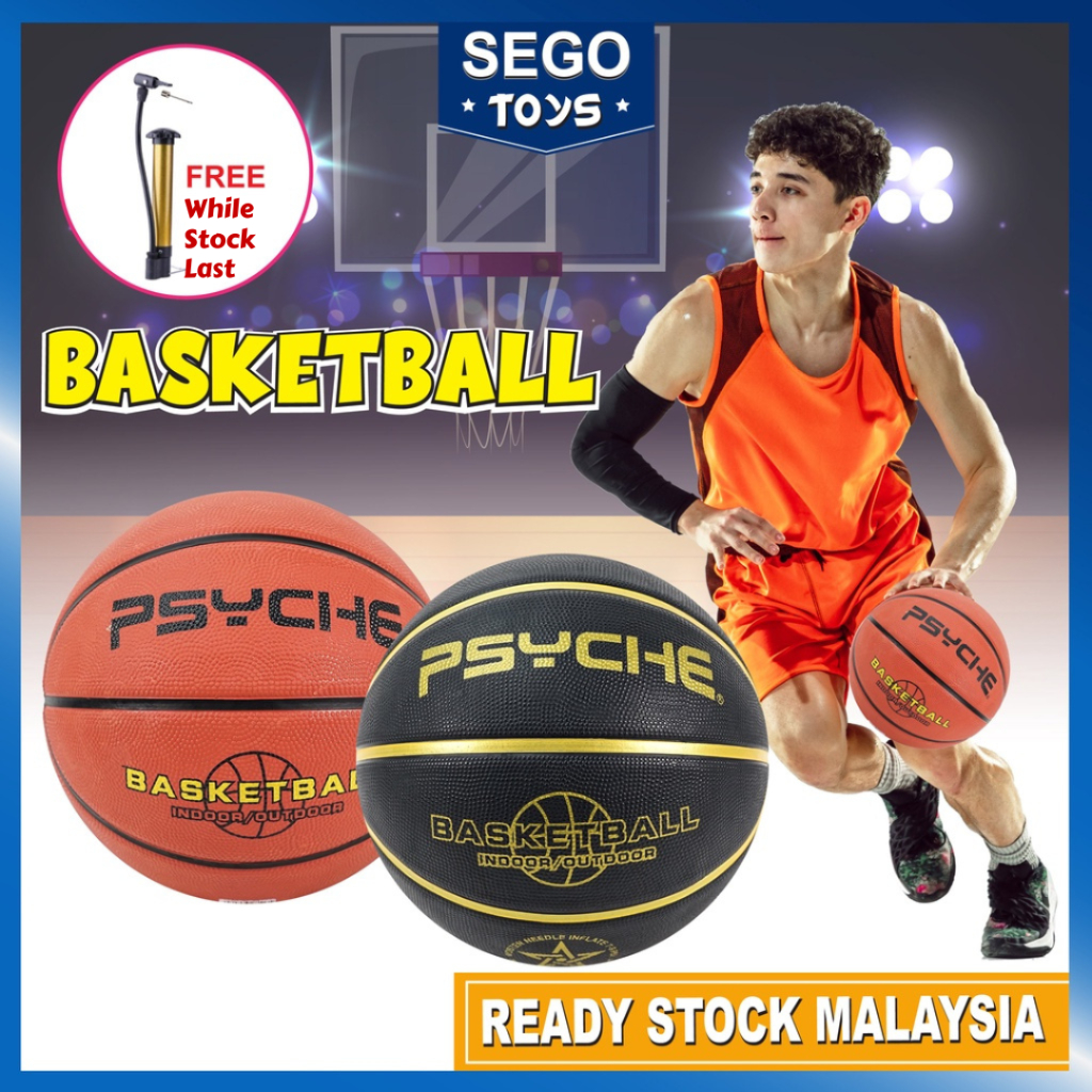 PSYCHE Basketball Psyche Size 7 Mainan Bola Keranjang PU Material Ball ...
