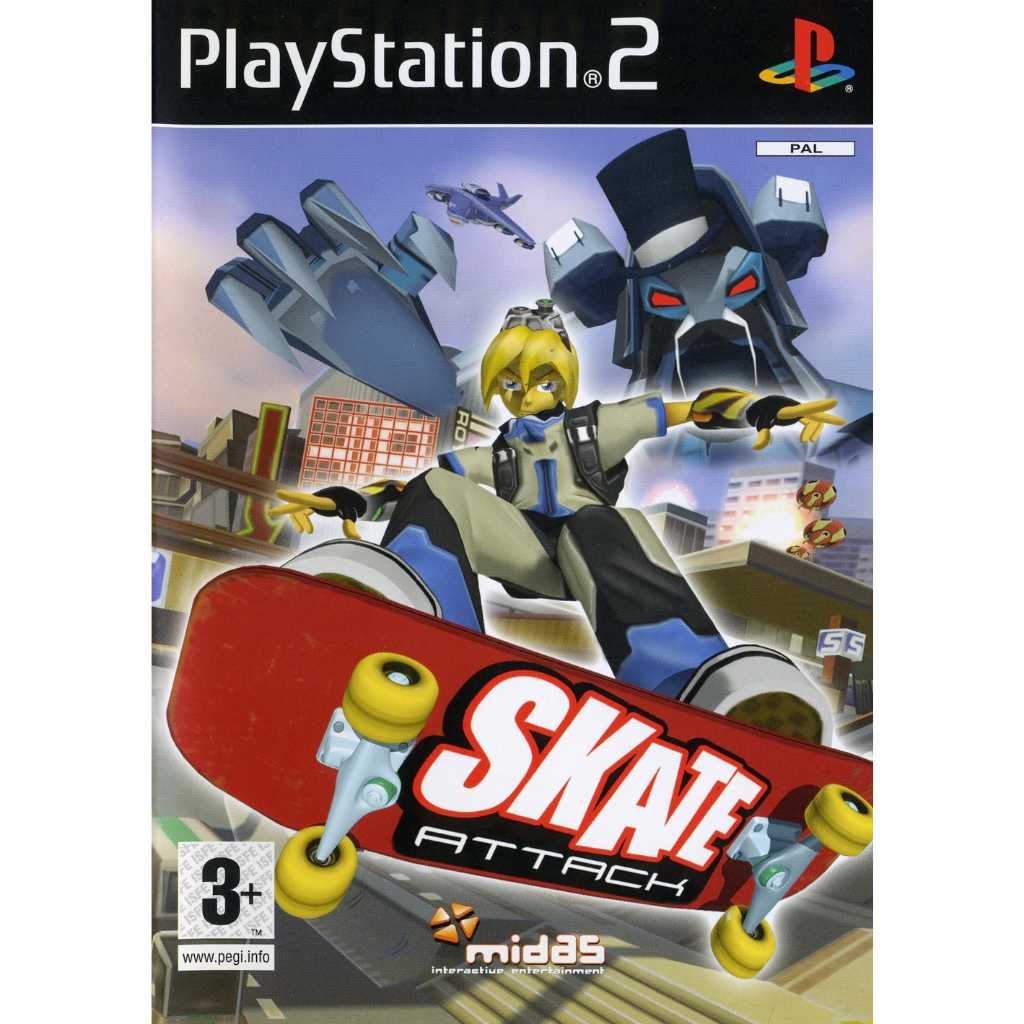 PS2 Game Skate Attack (GOLD DISC) | Shopee Malaysia