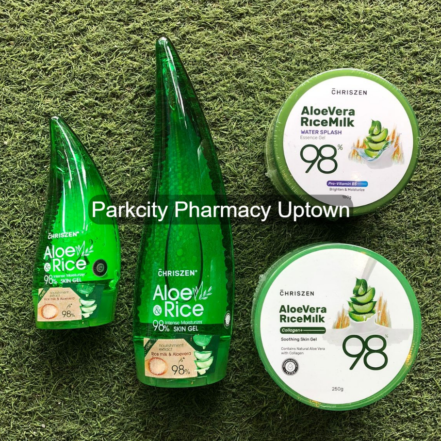 Chriszen 98% Aloe Vera Rice Milk (Collagen+ Soothing Skin Gel 250g ...