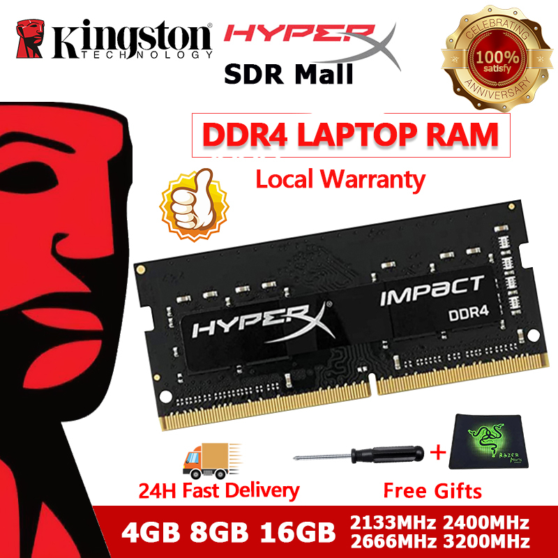 [Local Stock]Kingston HyperX Impact DDR4 Laptop RAM 4GB 8GB 16GB 3200MHz 2400MHz 2666MHz 2133MHz ...