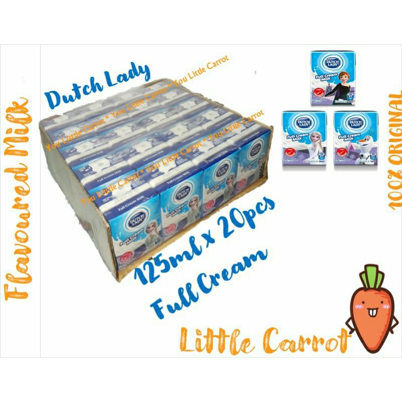 Dutch Lady Full Cream Milk UHT 125ml x 20pcs | Shopee Malaysia