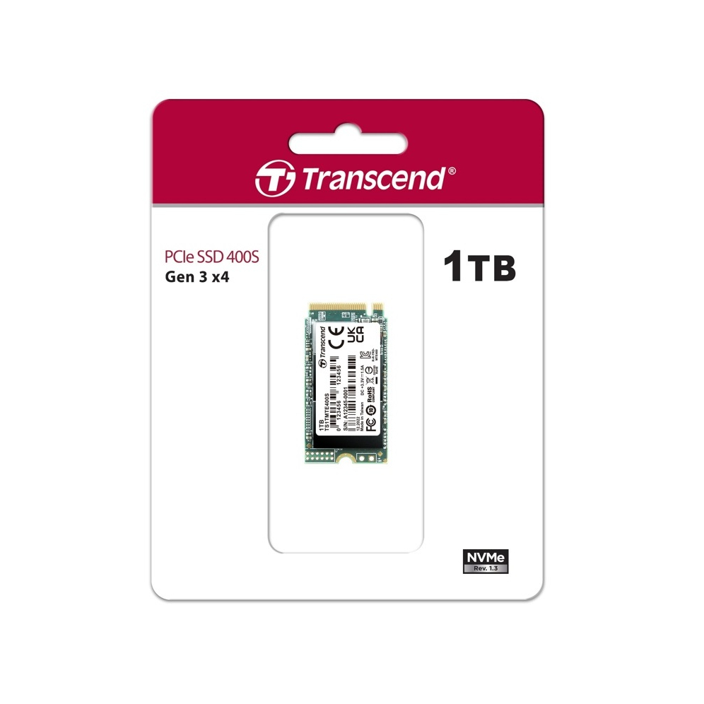 TRANSCEND MTE400S INT SSD M.2 2242 NVME PCIE GEN 3X4 INTERNAL SOLID STATE DRIVE WITH 3D NAND ...