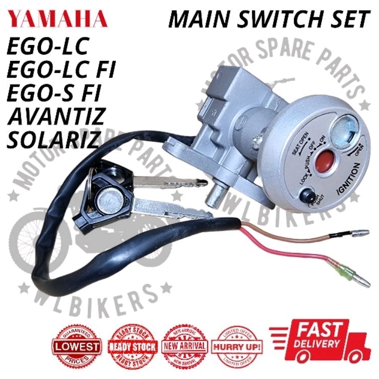 YAMAHA EGO-LC FI EGO LC EGOS FI AVANTIZ SOLARIZ MAIN SWITCH SET KUNCI ...