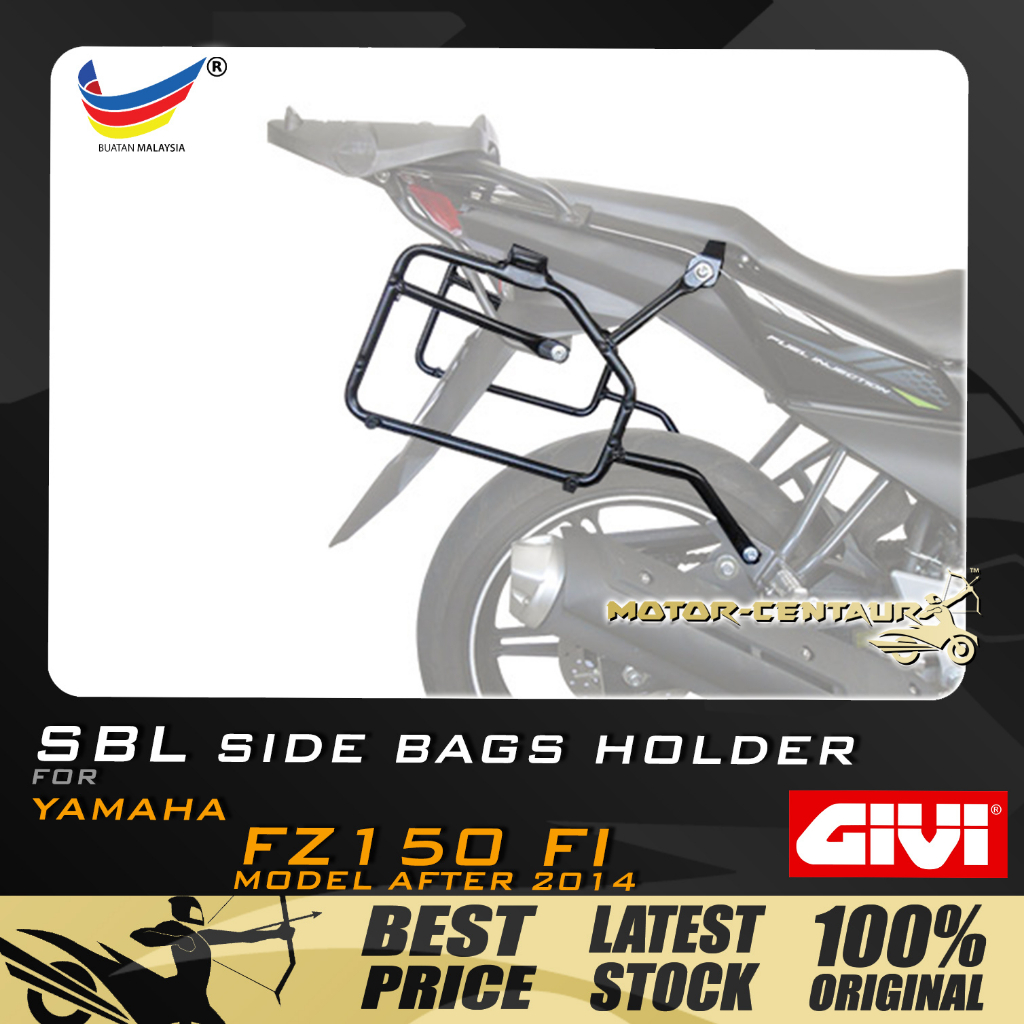 SET KOMBO KOTAK/BOX GIVI E22N,E23N SIDE CASES + SBL SIDEBAGS HOLDER ...