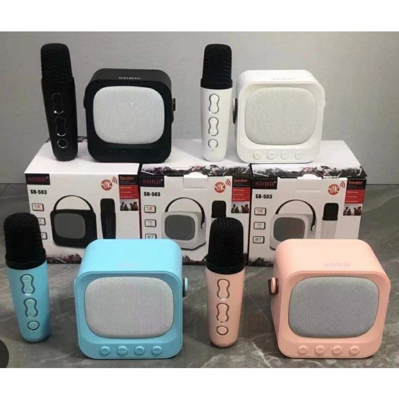 SDRD Karaoke Bluetooth Speaker SD-503 Wireless microphone. (Ready Stock ...