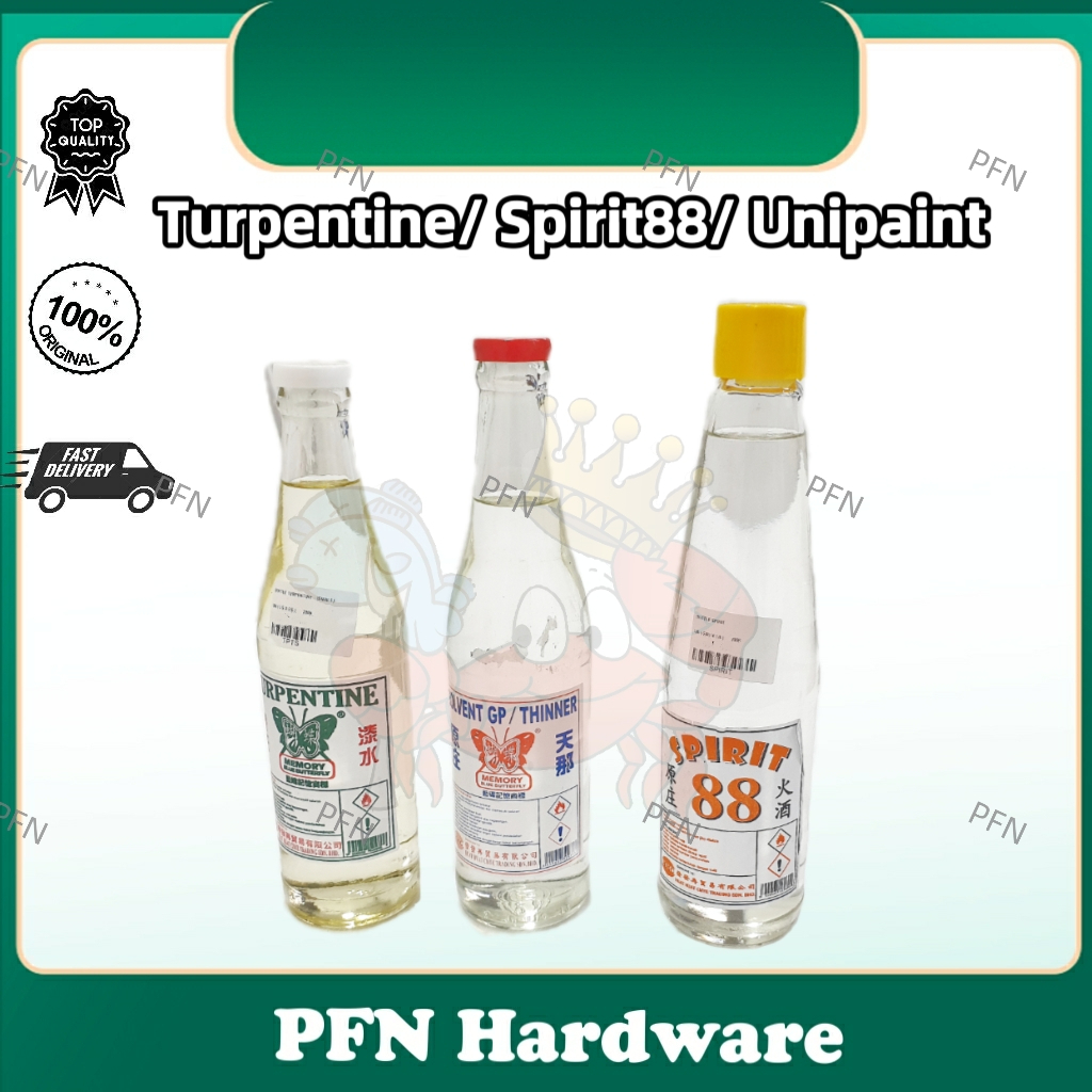 Thinner/Alcohol/Solvent GP Pelarut Cat TURPENTINE BUTTERFLY/SPIRIT 88 ...