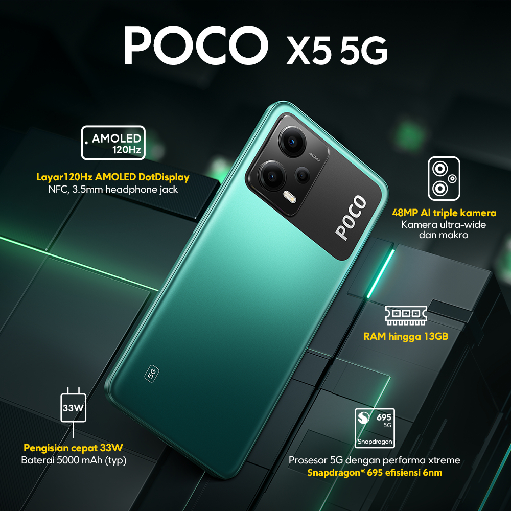 POCO X5 5G (6+128GB) ORI NEW SET | Shopee Malaysia