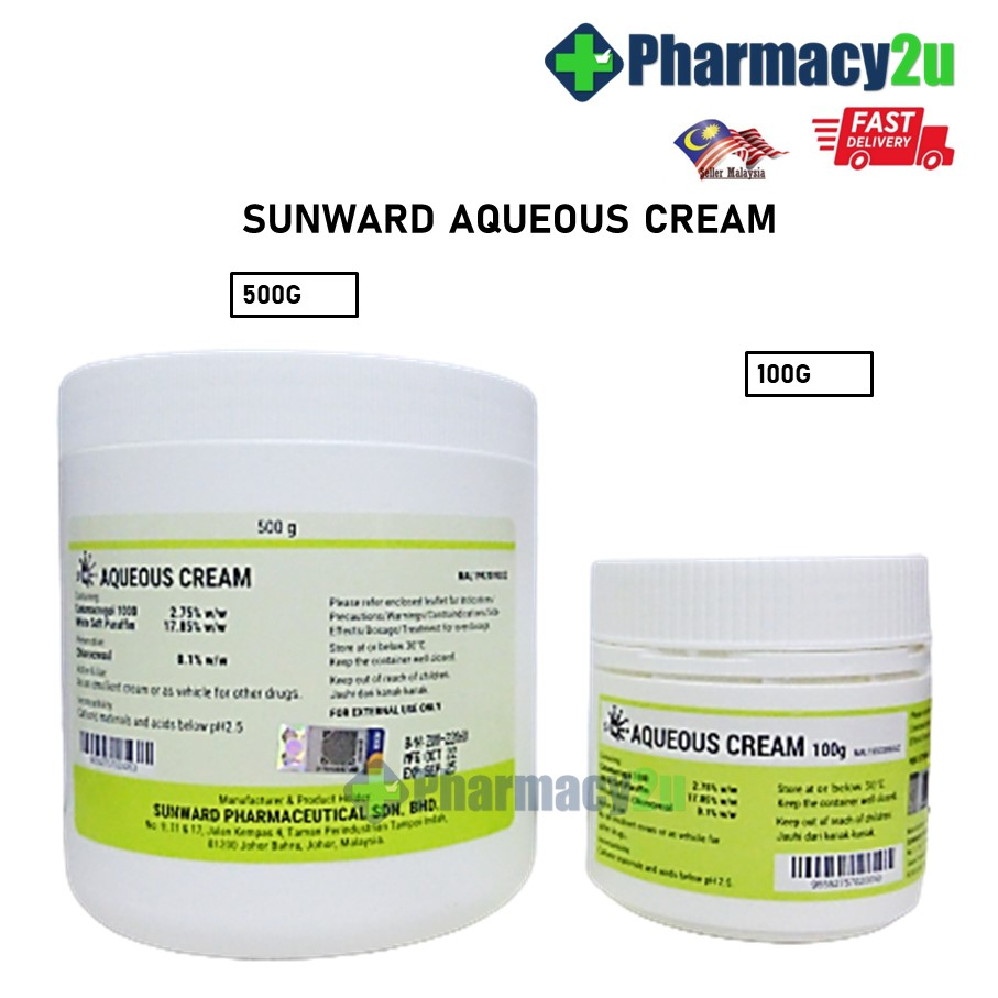 SUNWARD AQUEOUS CREAM 500G/100G | Shopee Malaysia