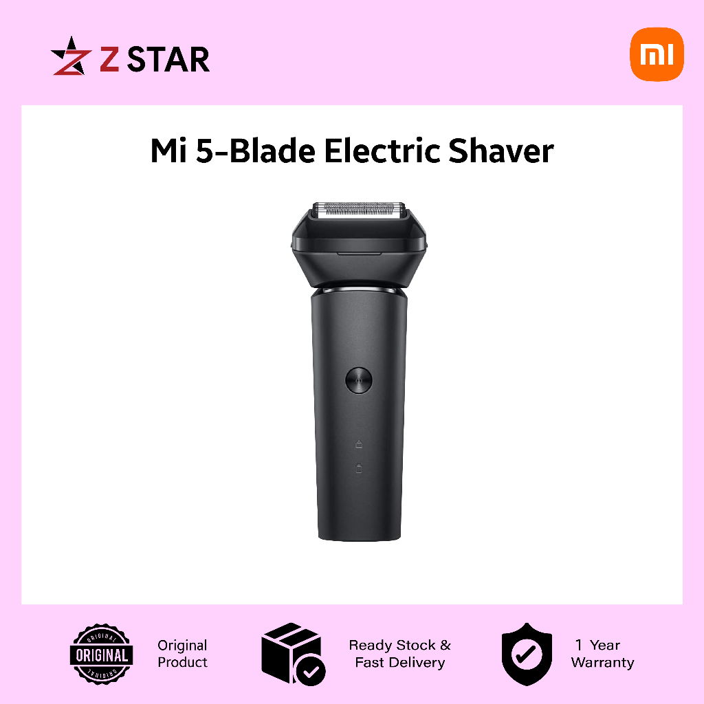 Xiaomi Mi 5-Blade Electric Shaver (Reciprocating 5 Cutter Blade Head ...