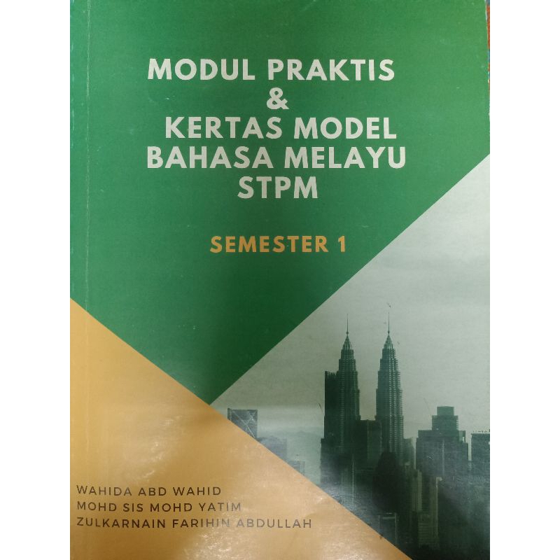 Modul Praktis & Kertas Model Bahasa Melayu STPM Sem 1 | Shopee Malaysia