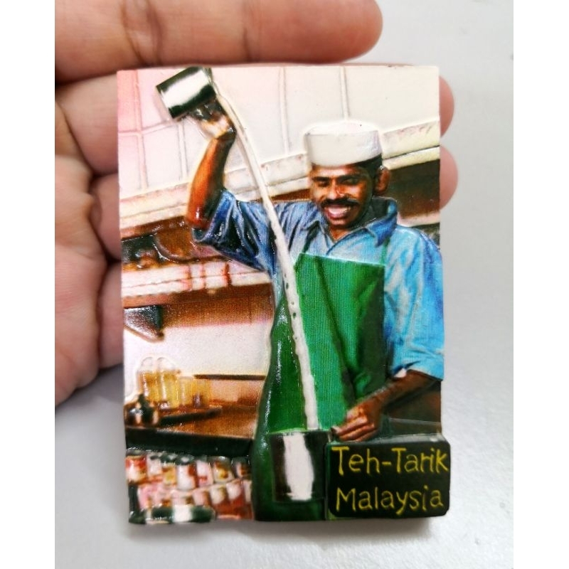 Penang Food Fridge Magnets ~ Roti Canai, Char Koey Teow, Nasi Lemak ...
