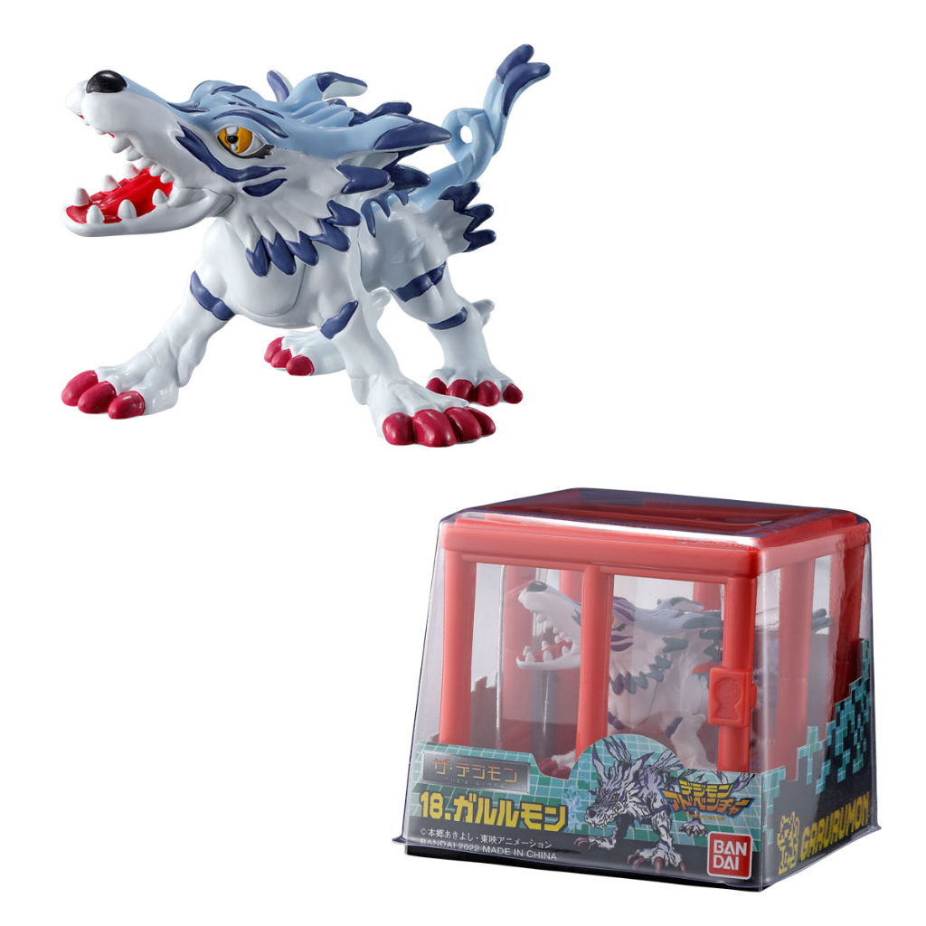 Bandai Digimon Adventure Mini Figure Cage (Dukemon, Omegamon, Greymon ...