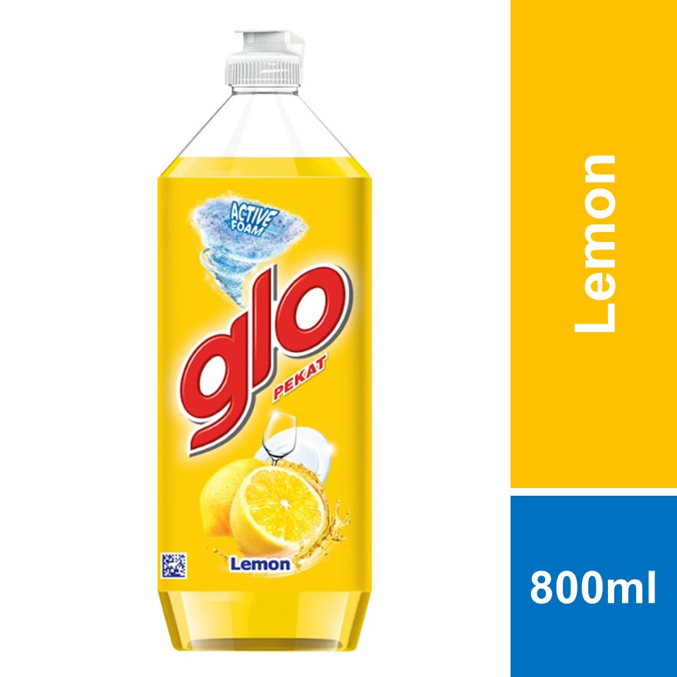 Glo Active Foam Lemon Dishwash Liquid 800ml | Shopee Malaysia