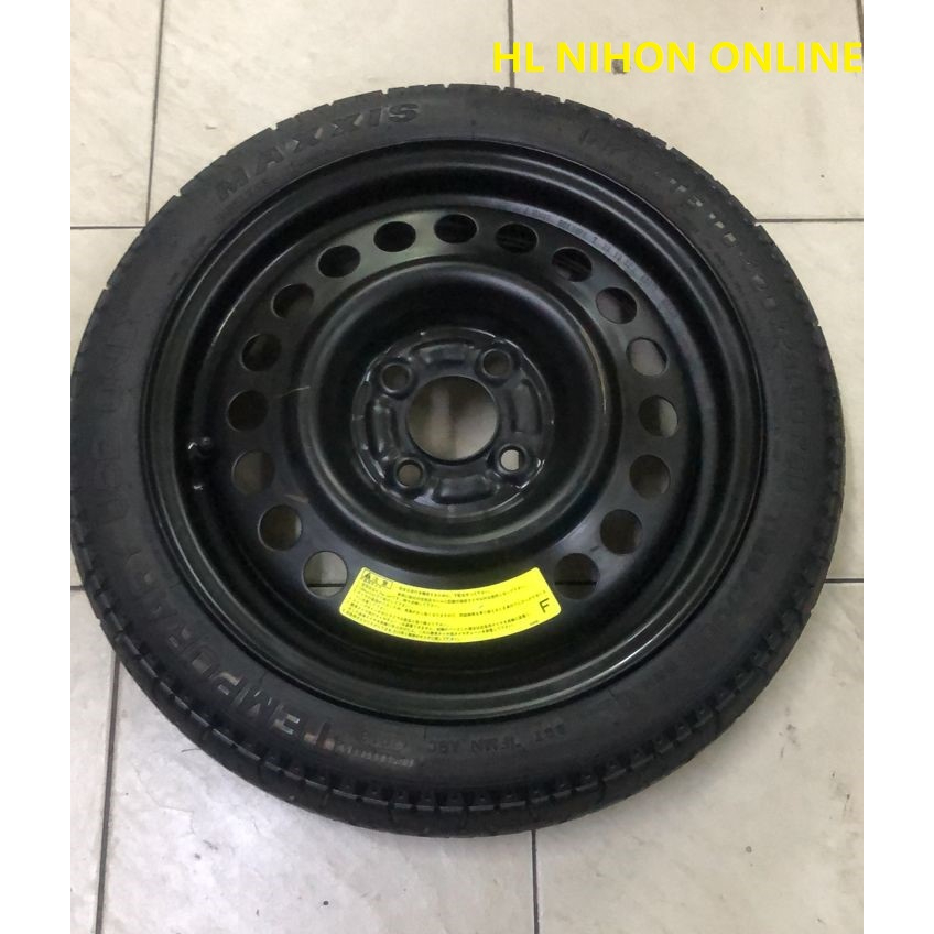 (USED)Tayar spare tire spare tyre T125/70D15 95m Honda Toyota Myvi Alza ...