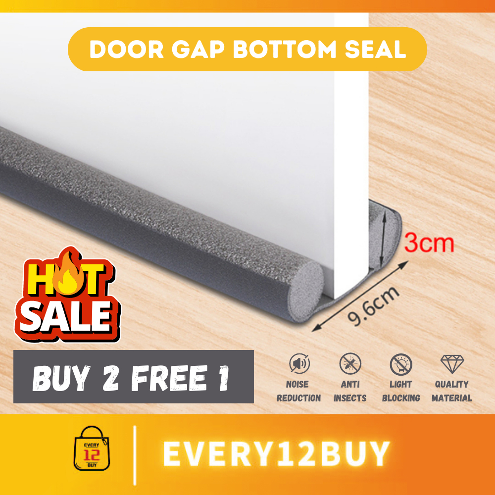 Buy 2 Free 1 | Dust Sound Wind Proof Insect Blocker Door Twin Draft ...