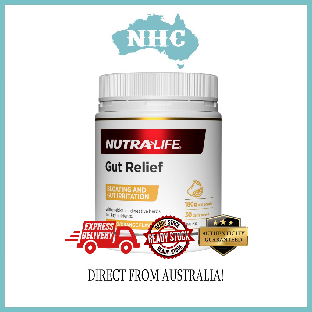 Nutra-Life Gut Relief Mango Orange Flavour 180g Exp 26/03/2027 | Shopee ...