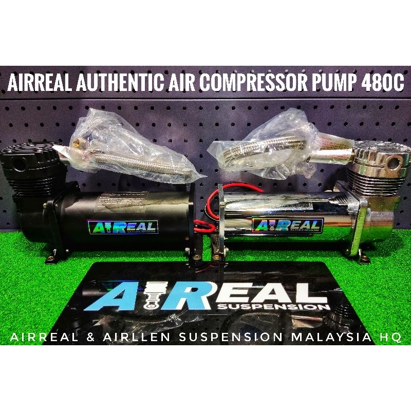 🔥🔥READY STOCK🔥🔥AIRREAL AUTHENTIC 480C AIR COMPRESSOR PUMP👍🏼 | Shopee ...