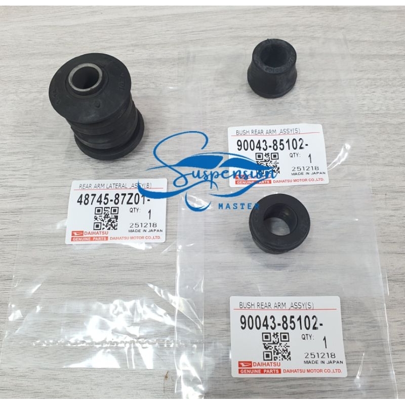 3 IN 1 SET - REAR LATERAL ARM BUSH SET - PERODUA KENARI/KELISA | Shopee ...