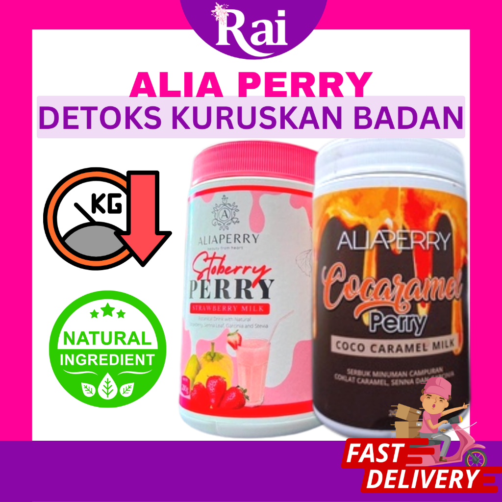 Supplement Kurus Minuman Detox Turun Berat Badan Alia Perry Perisa ...