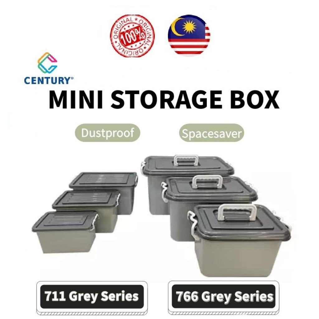 Century Mini Storage Box 2L 3.5L 7L Small Box Kotak Penyimpanan ...