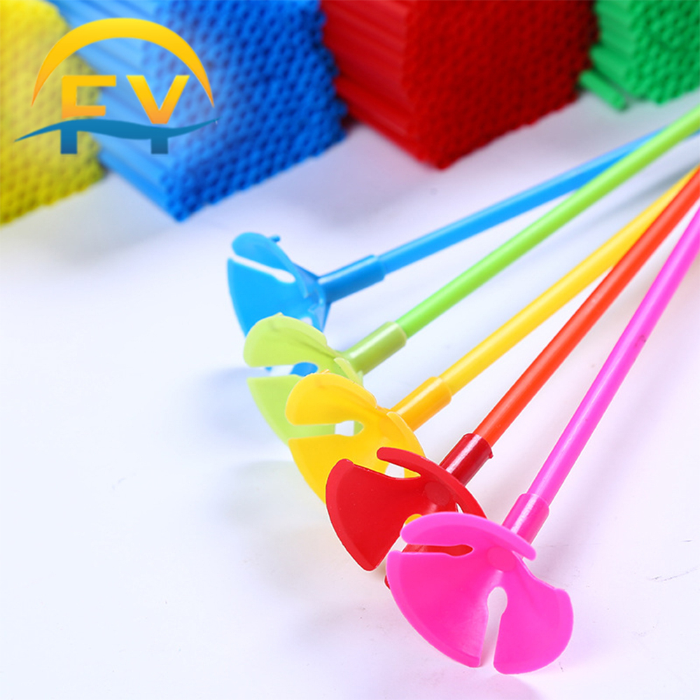 FY Balloon Stick Holder Rod Stand Colorful Macaron for Birthday Party ...