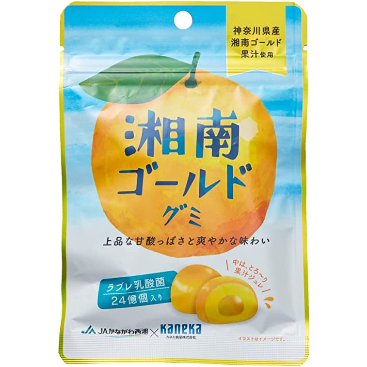Kaneka Foods Shonan Gold Gummy with Lactobacillus Brevis 40g x 10 bags ...