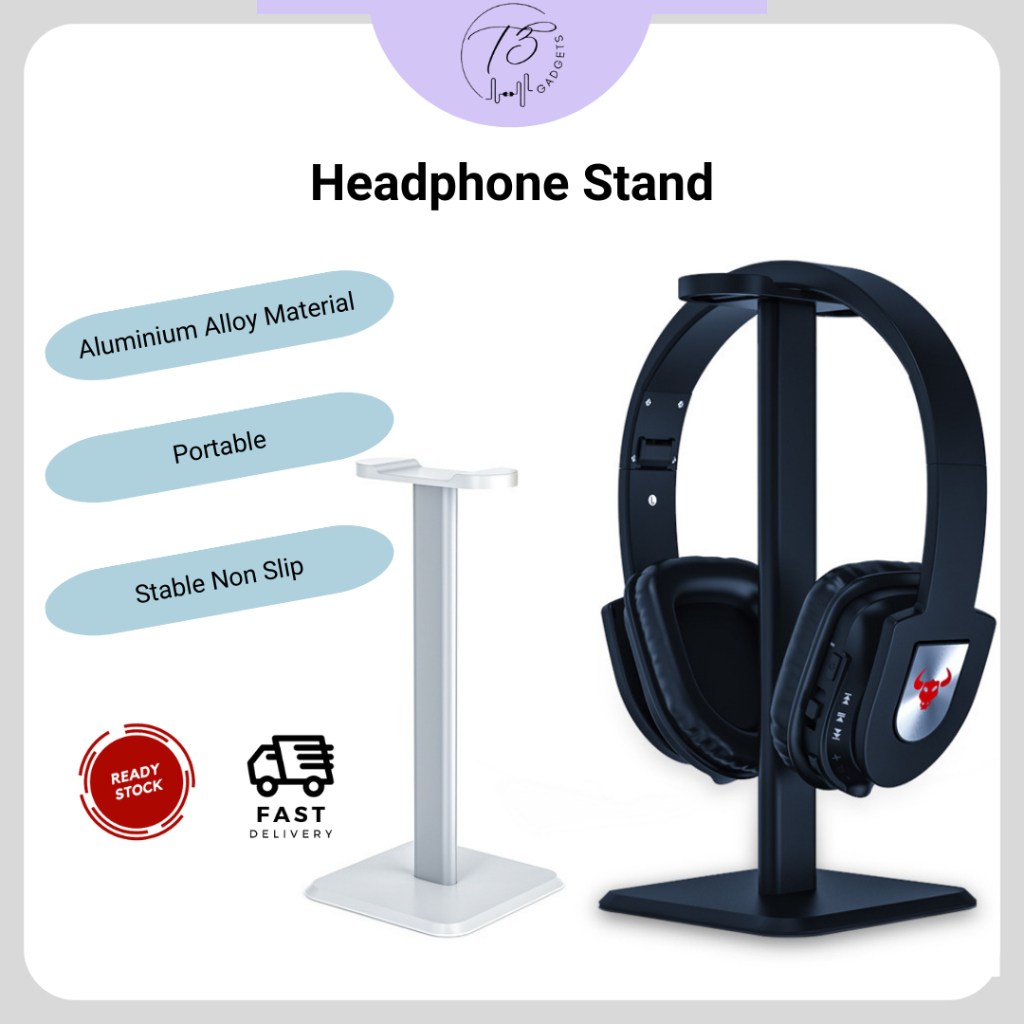 [Ready Stock] RGB Gaming Headphone Stand and Gaming Headset Desktop ...