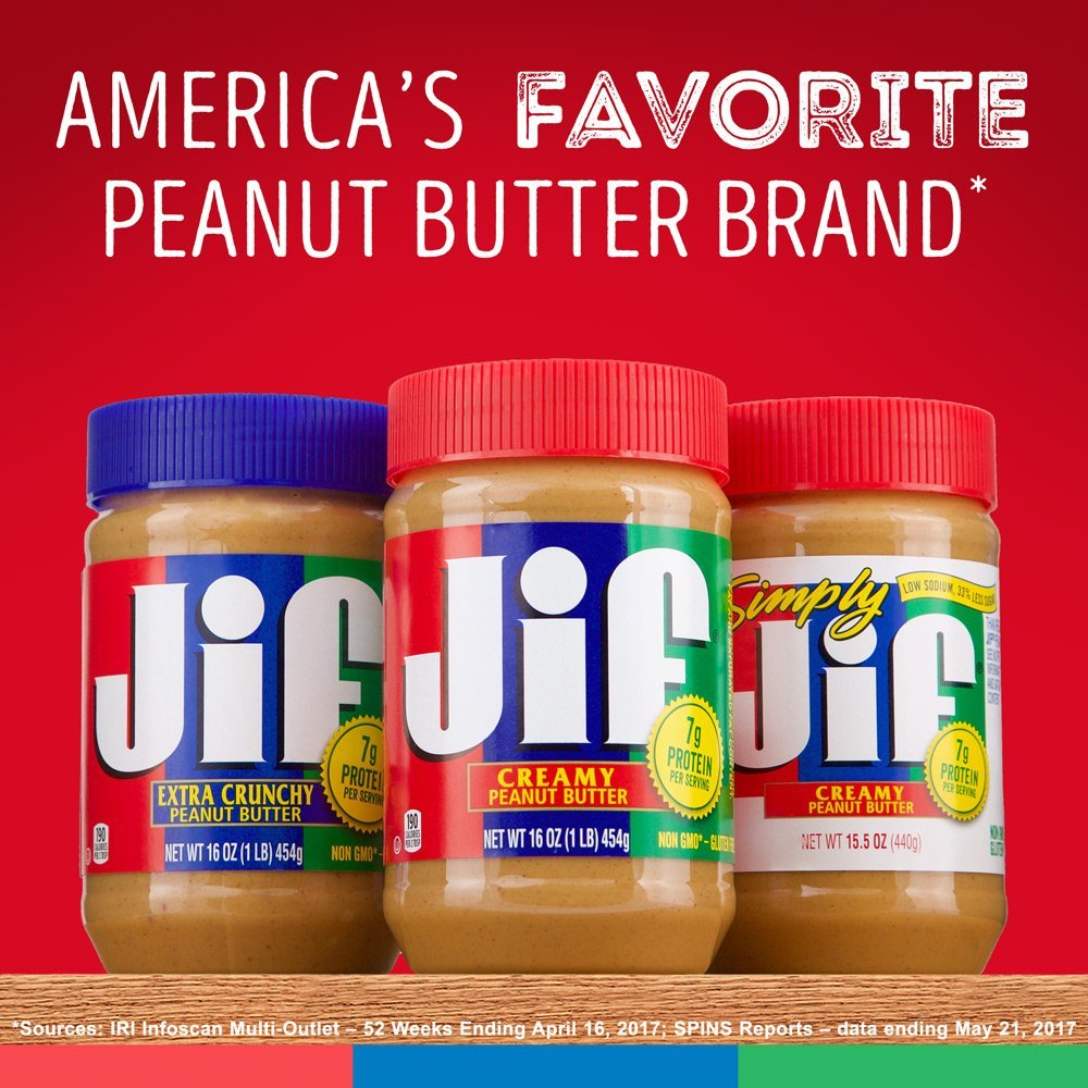 Jif Peanut Butter Crunchy 454g - USA | Shopee Malaysia