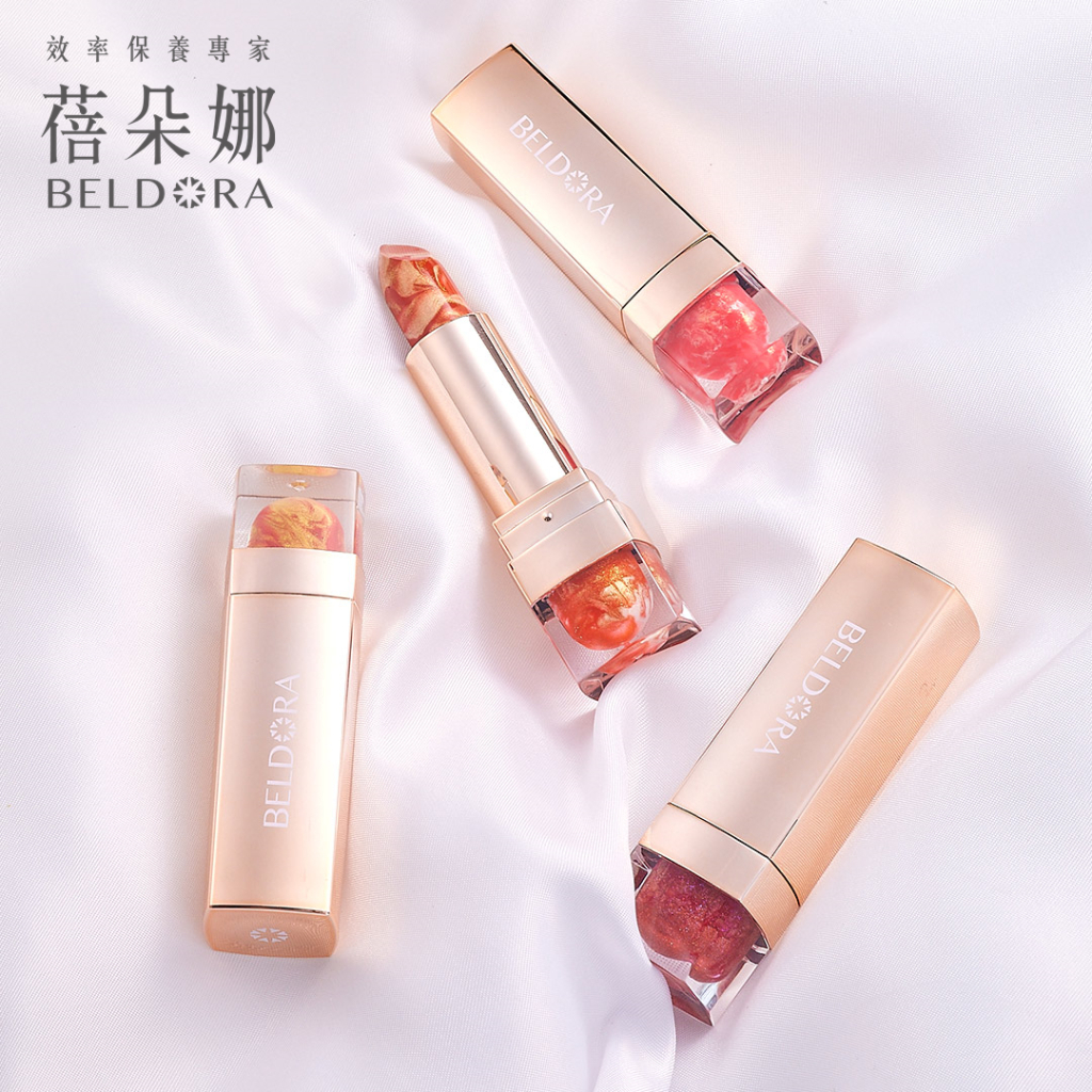 🇹🇼 台湾代购 TW Beldora 蓓朵娜 大理石璀璨系列唇膏 BRIGHT SERIES LIPSTICK | Shopee Malaysia