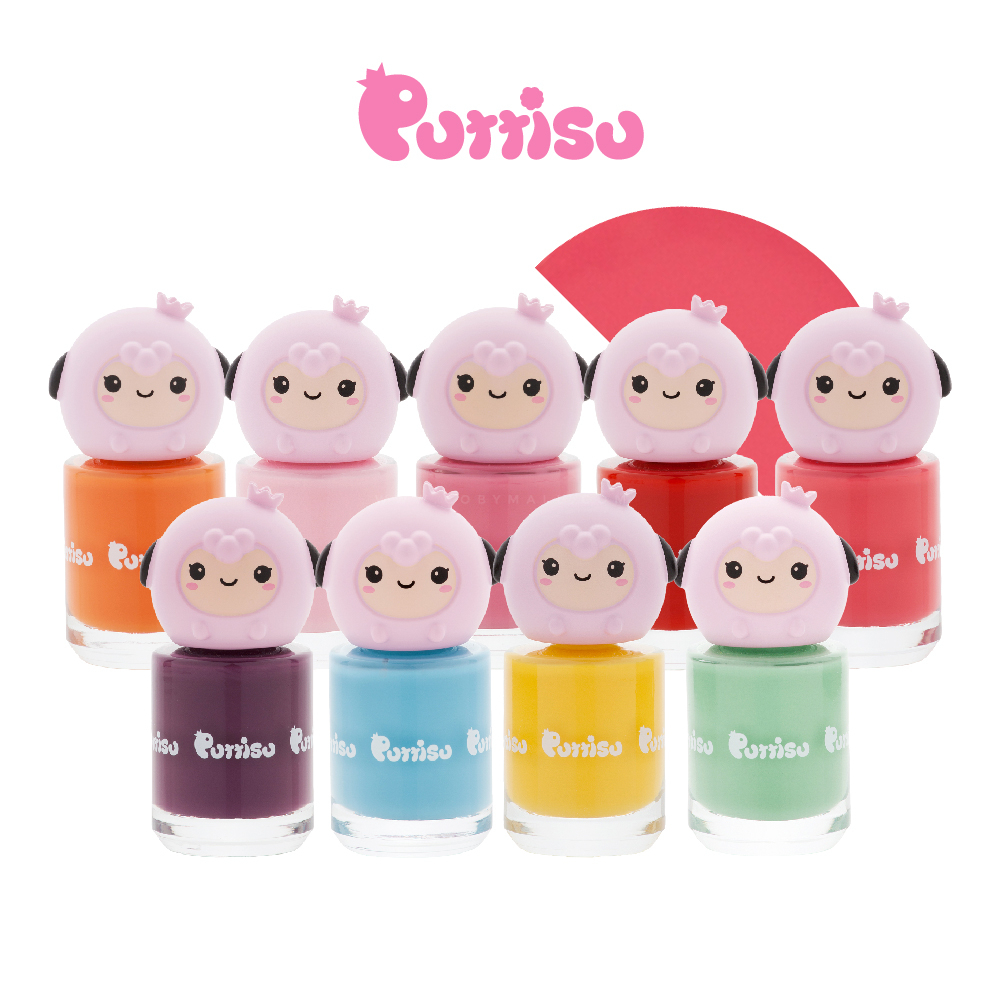 PUTTISU Korea Color Pang Pang Nail Kid’s Friendly Water Based Peel Off ...
