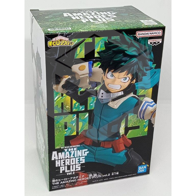 (READY STOCK现货) BANPRESTO MY HERO ACADEMIA THE AMAZING HEROES PLUS VOLUME 2 DEKU/IZUKU MIDORIYA ...